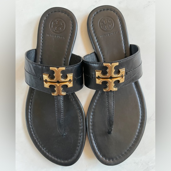 Tory Burch | Shoes | Tory Burch Sandals Everly Backless Flat Thong ...